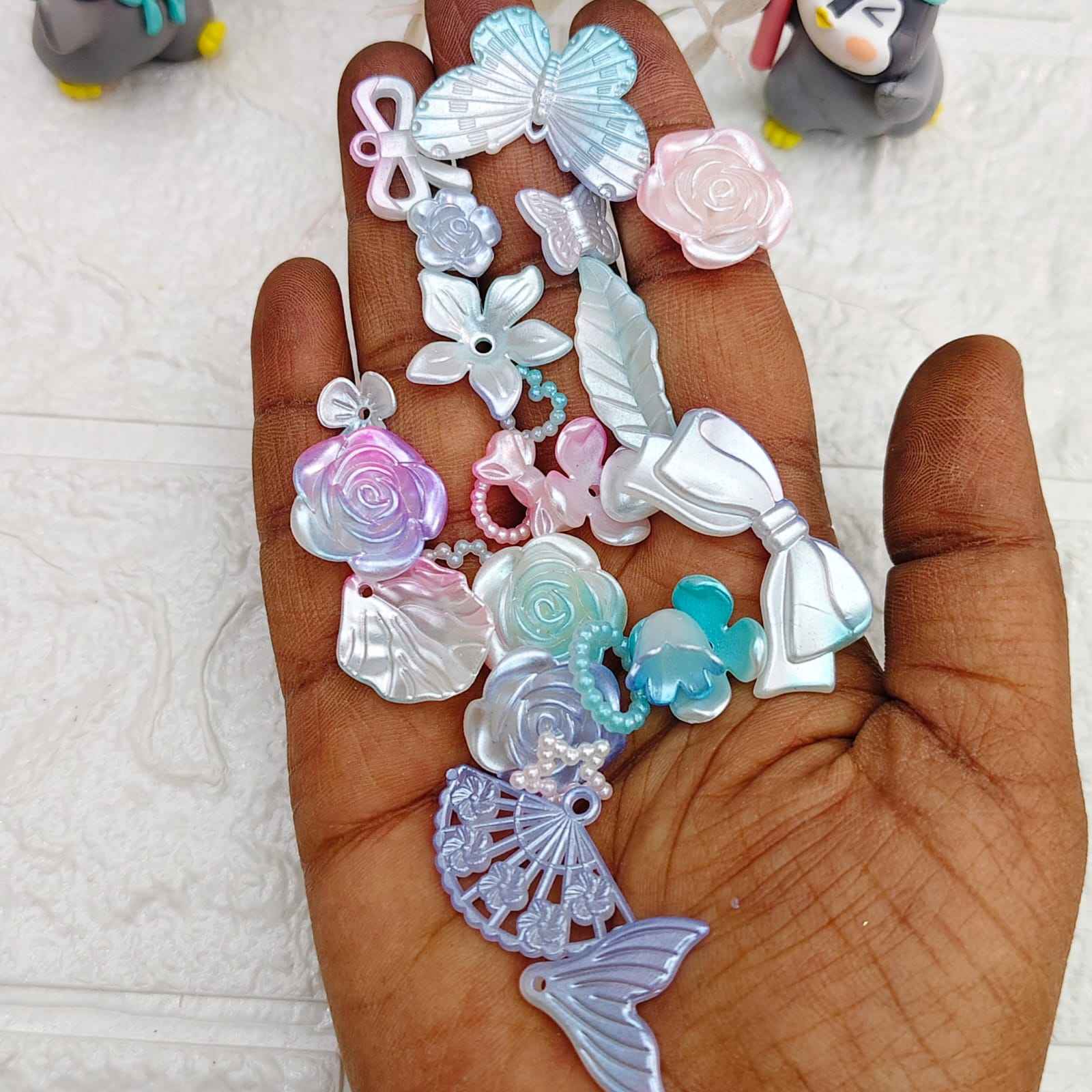 Acrylic Assorted Fancy Beads for Jewellery Making – Eva Fashion and Craft